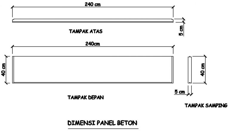 PAGAR PANEL - Dacon Jaya Beton